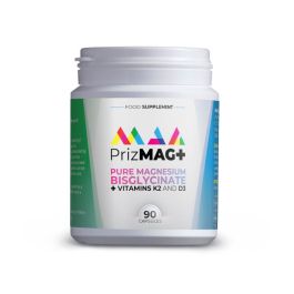 PrizMAG Magnesium Bisglycinate -Plus Vit D & K 90 caps Ireland - Big ...
